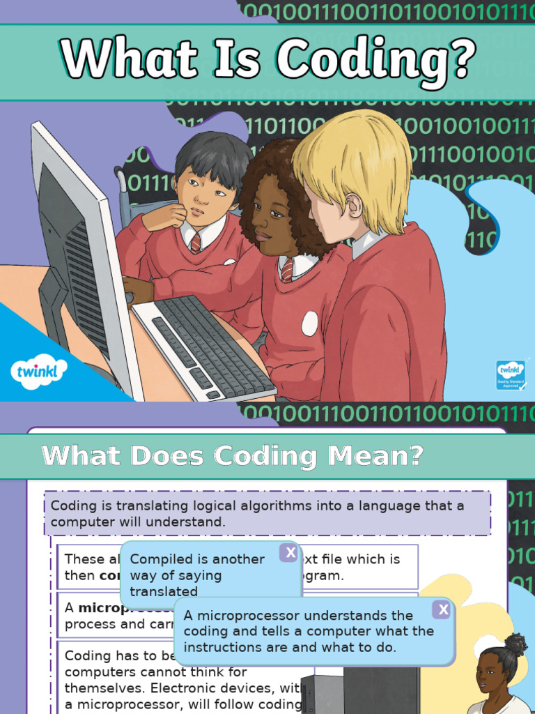 t2 I 141 ks2 What Is Coding Powerpoint - Ver - 3 | PDF | Computer ...