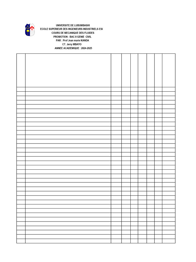 MDF Bac2 Genie Civile 2025 | PDF