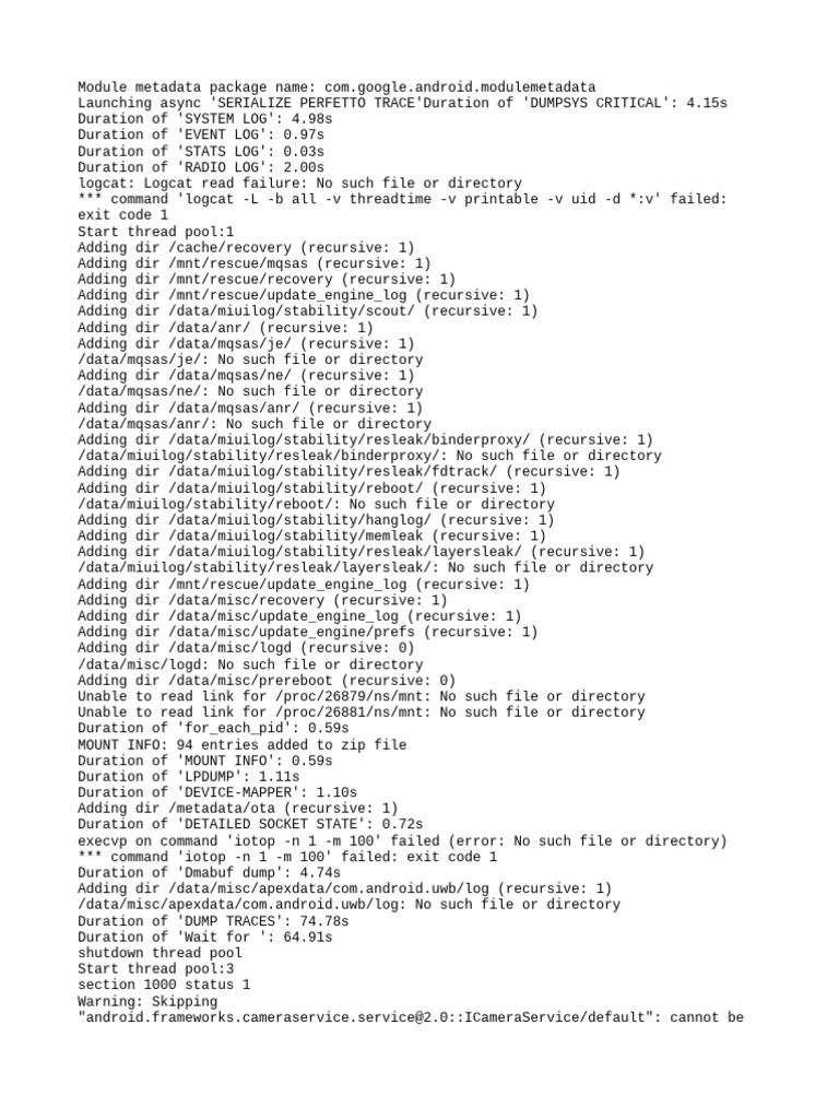 Bugreport Fire - Global AP3A.240905.015.A2 2025 02 23 13 52 58 Dumpstate - Log 26027 | PDF ...