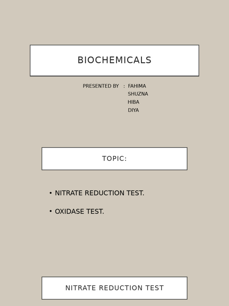 Biochemicals 9 To 12 | PDF | Nitrate | Redox