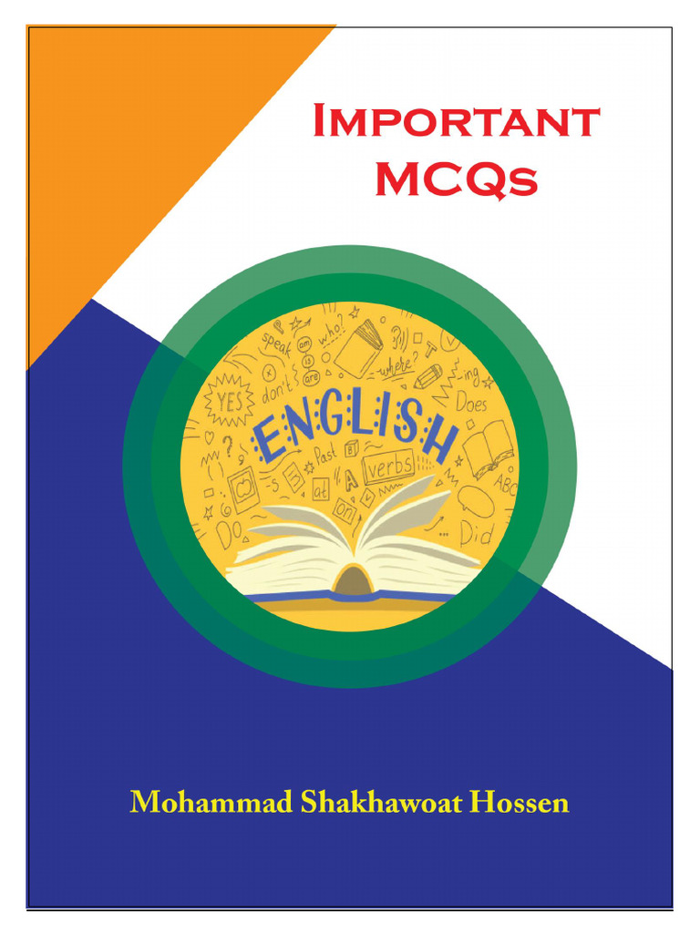 Important MCQs | PDF | Adverb | Adjective