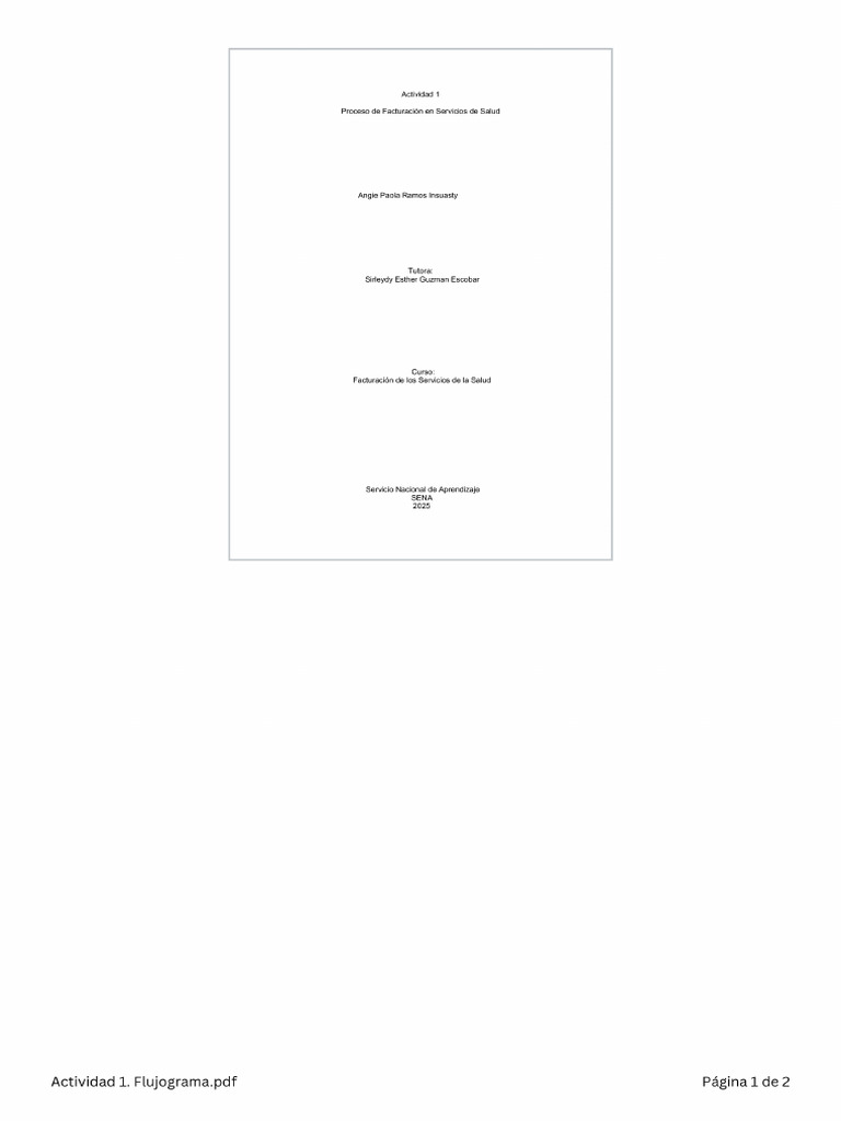 Actividad 1. Flujograma PDF | PDF