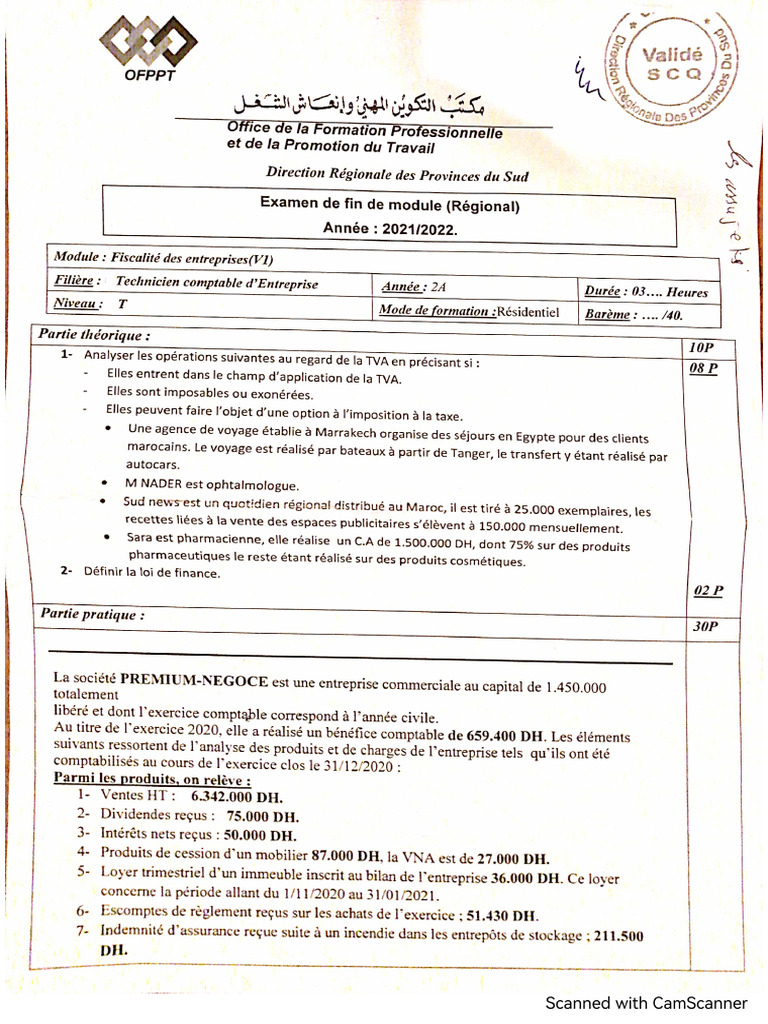 Efm Fisca 2022 | PDF