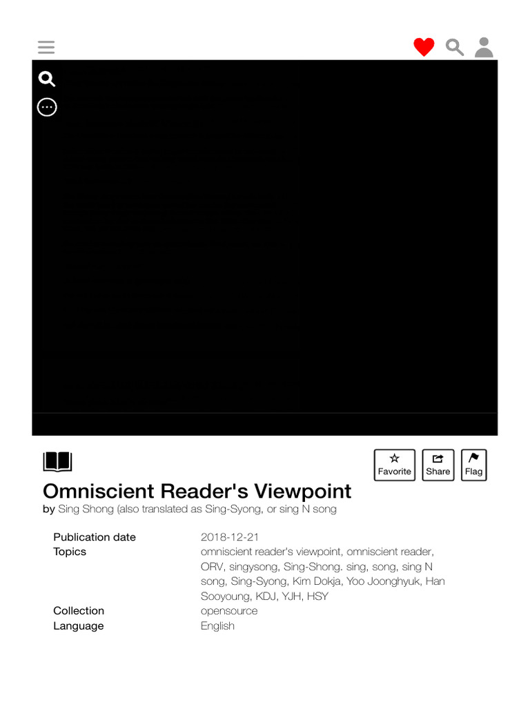 Omniscient Reader's Viewpoint - Sing Shong (Also Translated As Sing ...