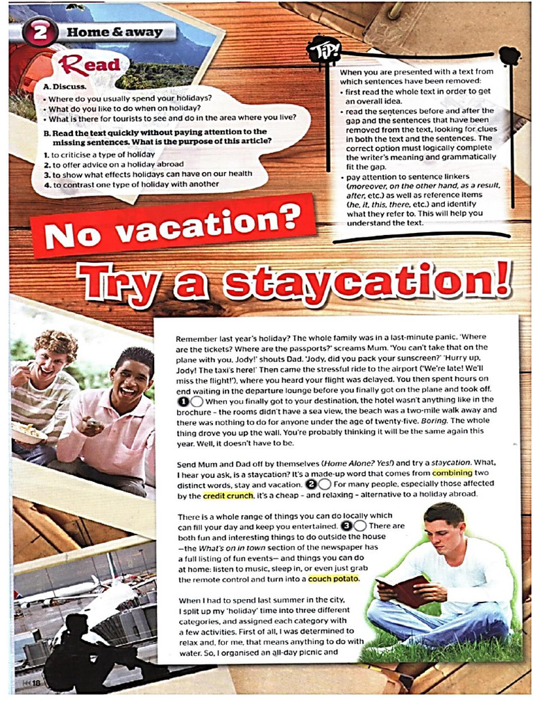 1AS2 Read p18 p19 WB P11 | PDF