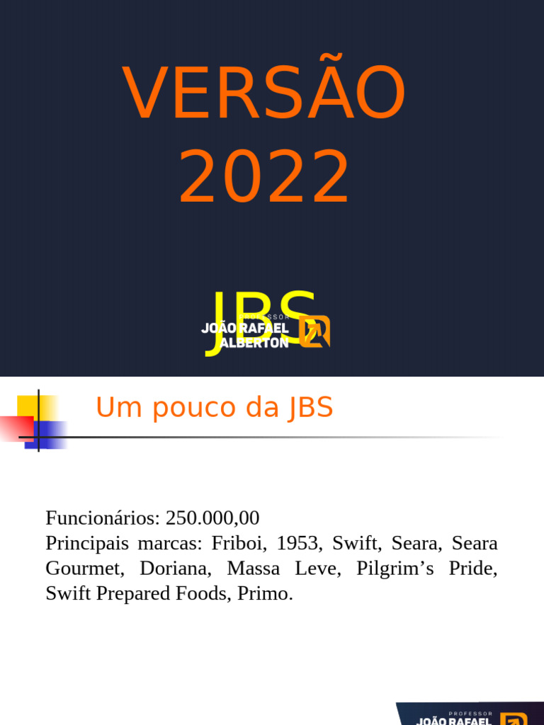 VERSÃO+2022+JBS | PDF