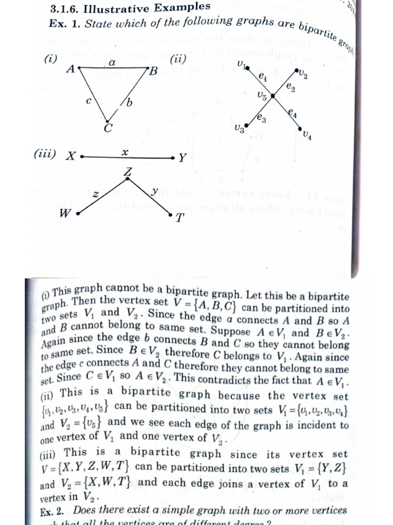 Solved Examples of Graph Theory | PDF