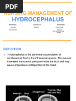 Nursing Care Plan for Hydrocephalus | PDF | Cerebrospinal Fluid ...