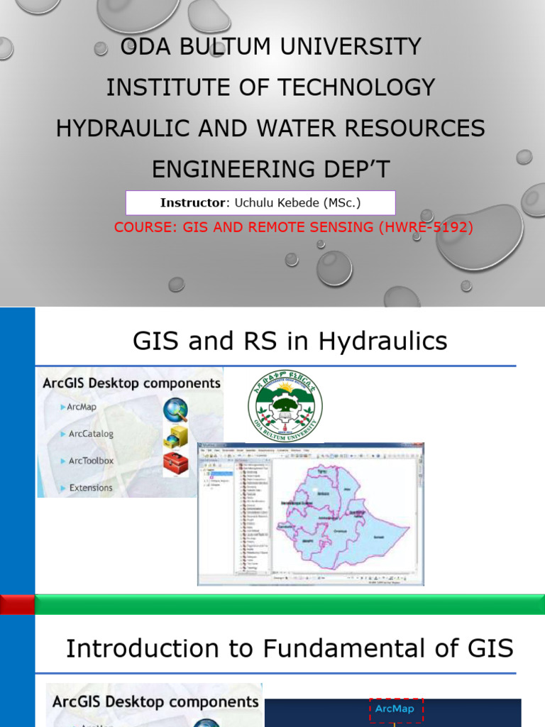 1 - ArcMap User Interfce GIS and RS Lab. Tutorials | PDF | Geographic Information System ...