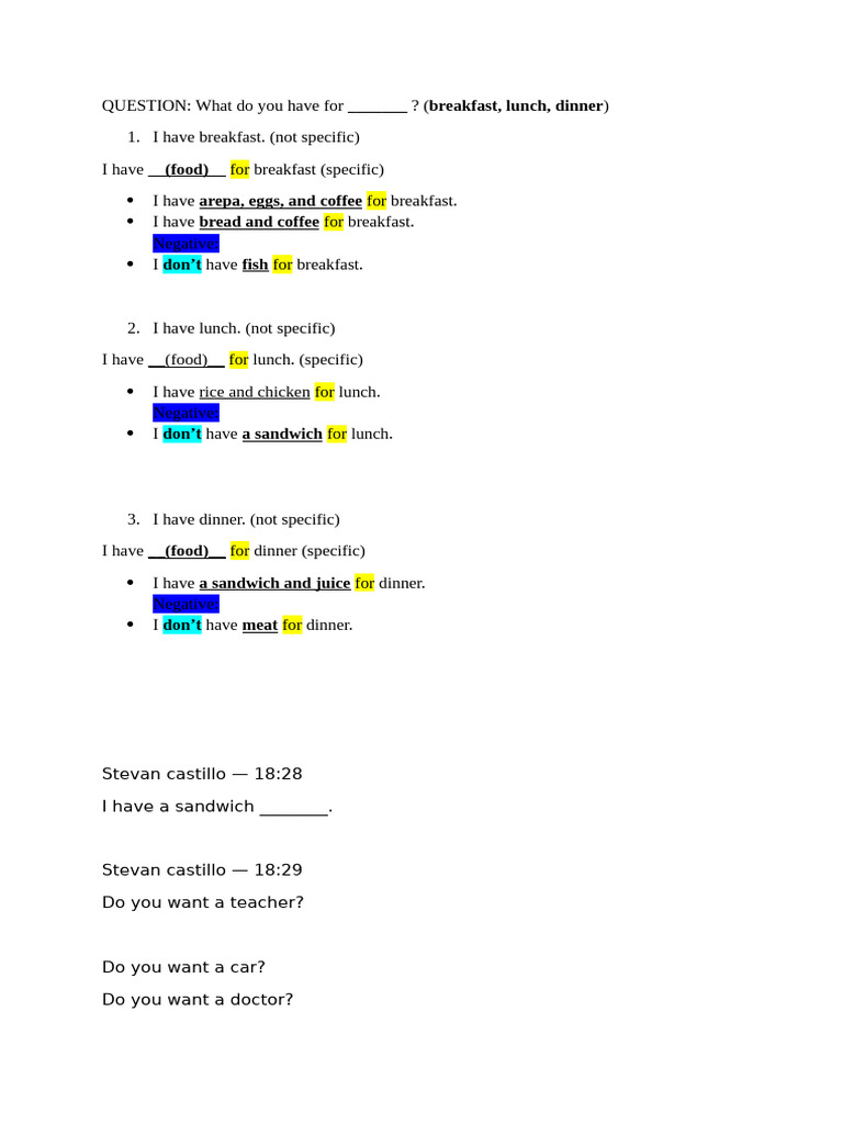 Present Simple - Explanation and Examples | PDF