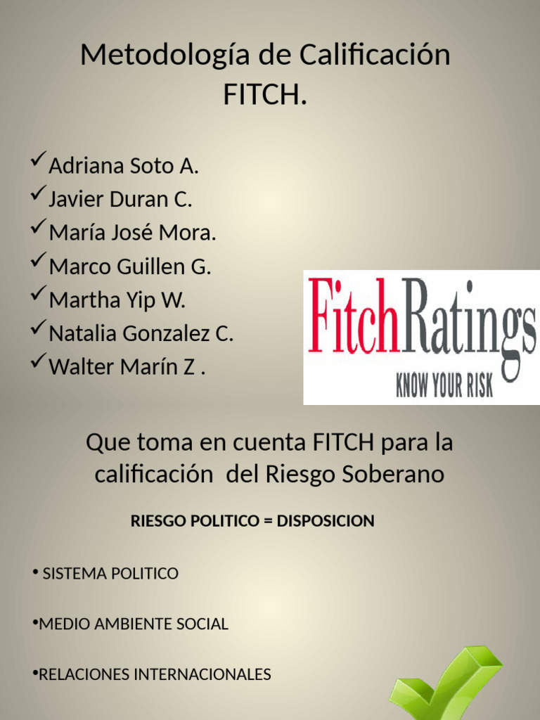Presentación FITCH | PDF | Deuda | Balance presupuestario del gobierno