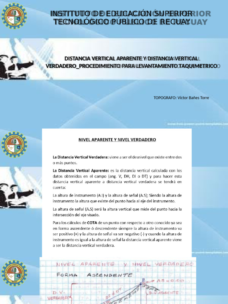 Sesión N°03 - Distancia Vertical Aparente y Distancia Vertical ...