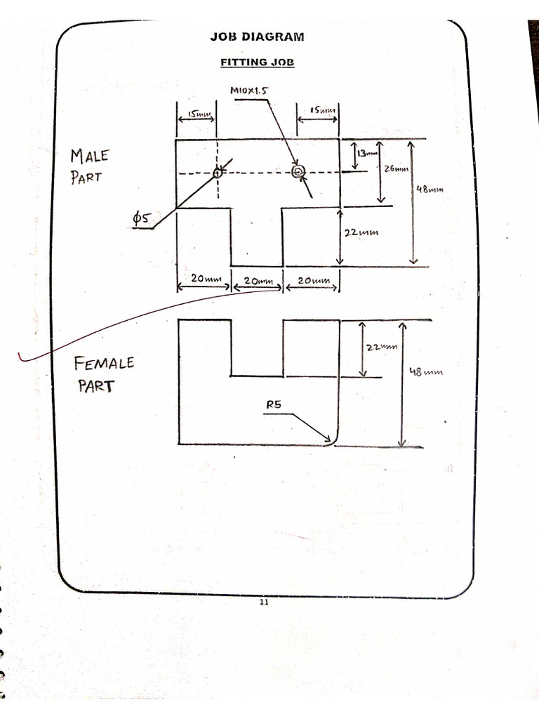 Workshop Fitting Job Instructions | PDF | Cutting Tools | Cutting
