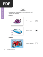 Starters Mock Test | PDF