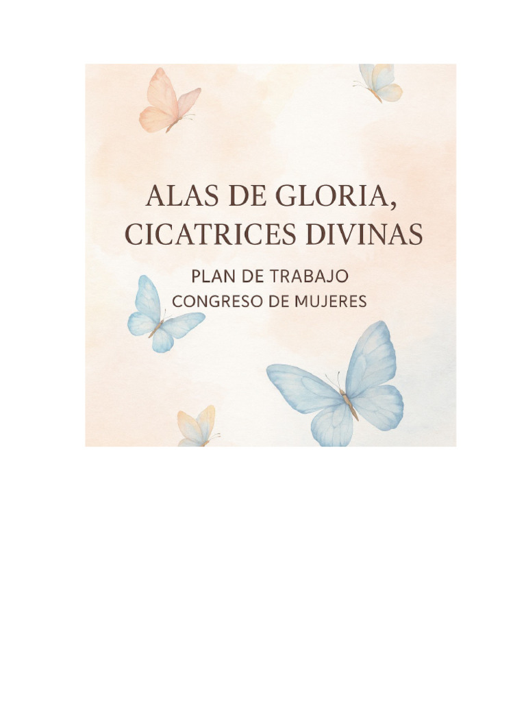 Plan Congreso Alas de Gloria Con Portada | PDF