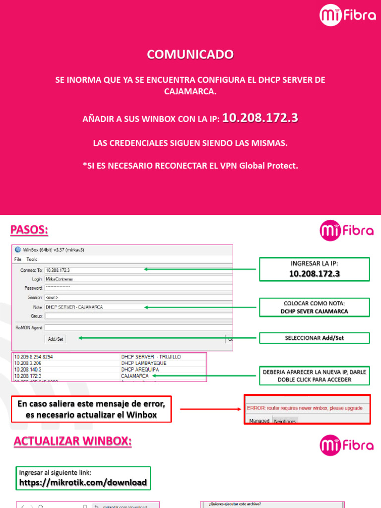 Nuevo Winbox Cajamarca | PDF