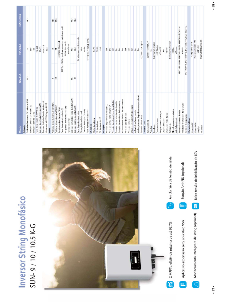 Datasheet + Inmetro Inversor | PDF
