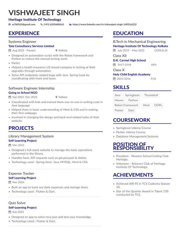 Abhinav Jaiswal S CV | PDF | Software Engineering | Software Development