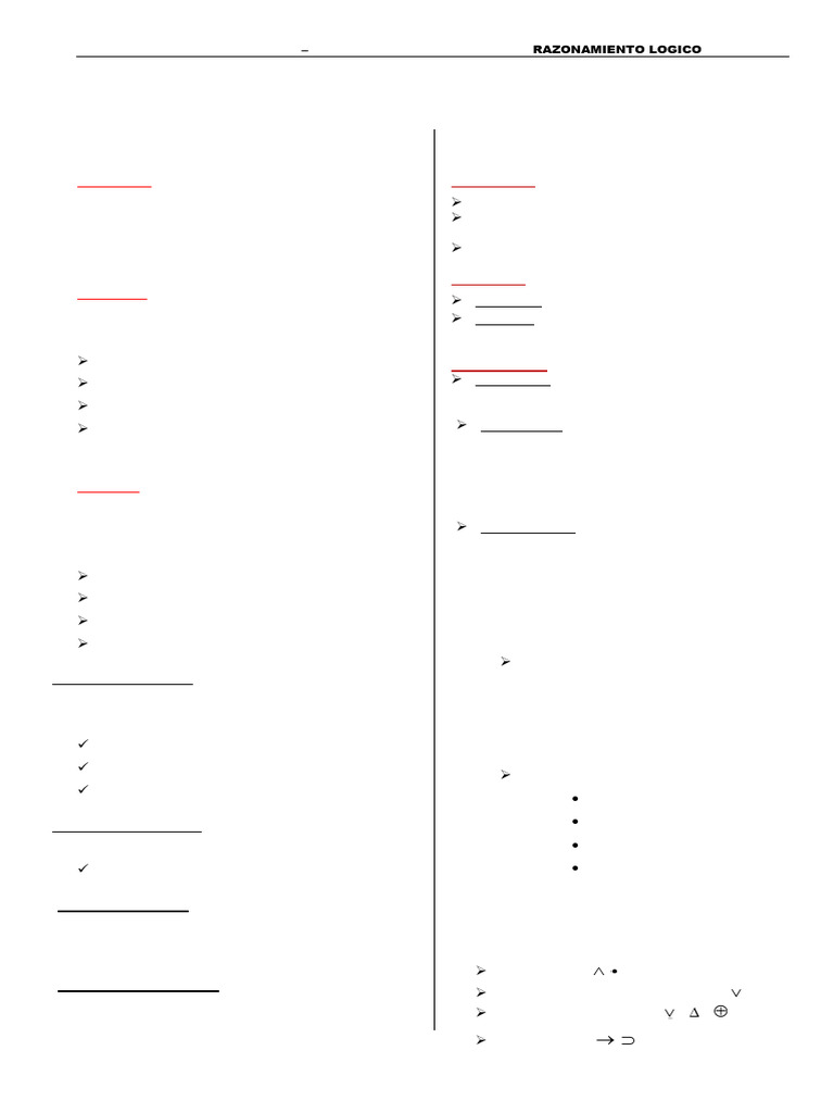 Raz - Log Sem1-Doc - 1-2025 | PDF | Proposición | Lógica