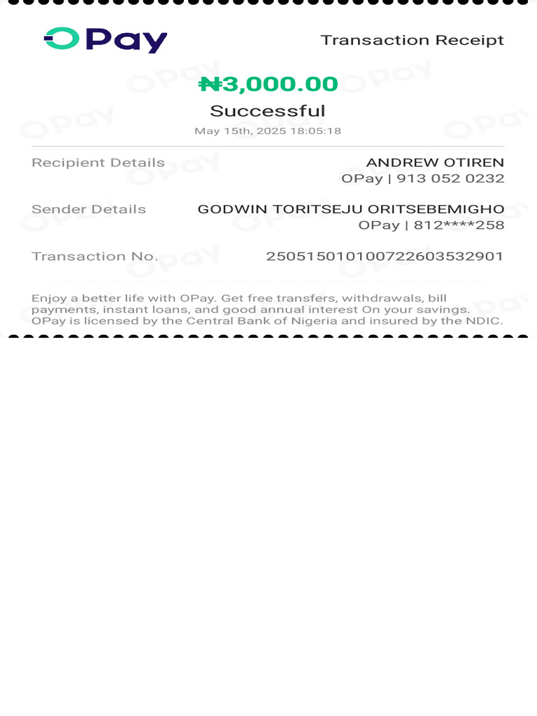 Transaction Receipt-250515010100722603532901 | PDF