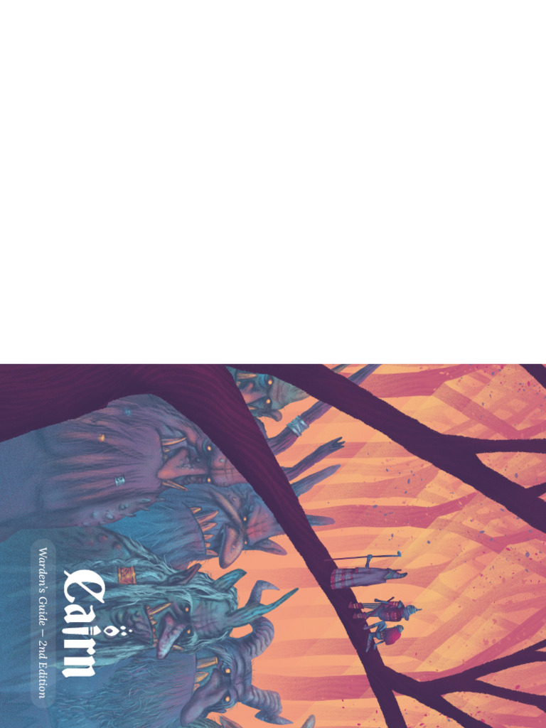 Cairn 2e Warden's Guide Reformatted For Booklet Printing | PDF