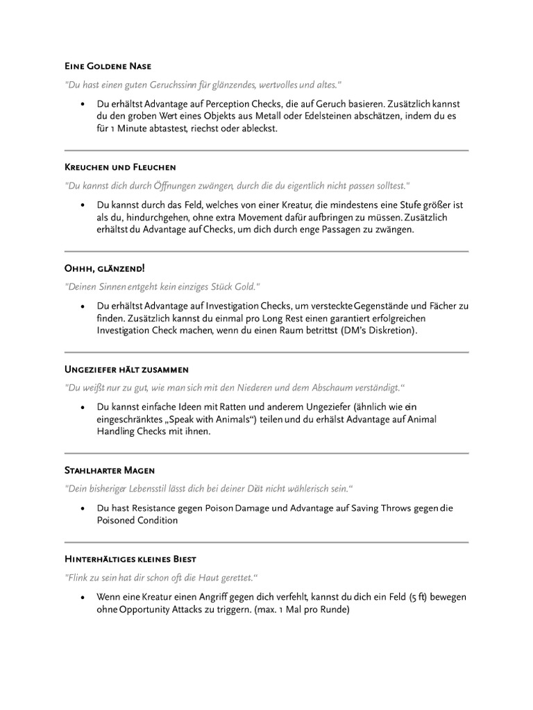 Goblin Traits | PDF