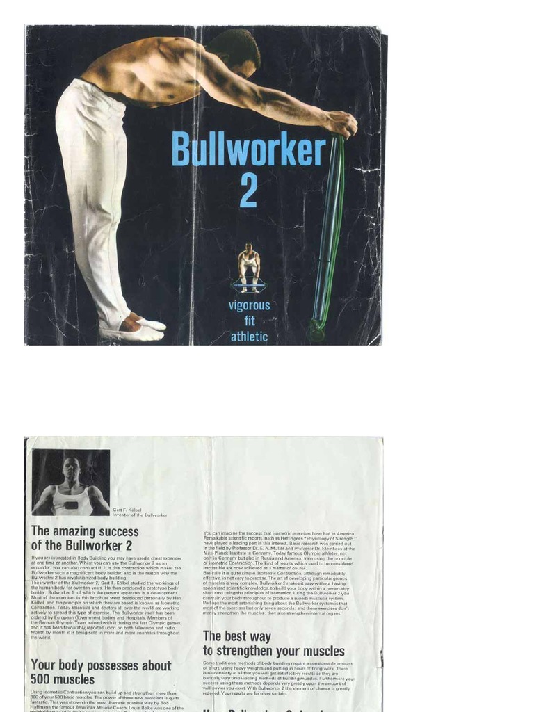 Bull Worker 2 Green Brown Unit Manual