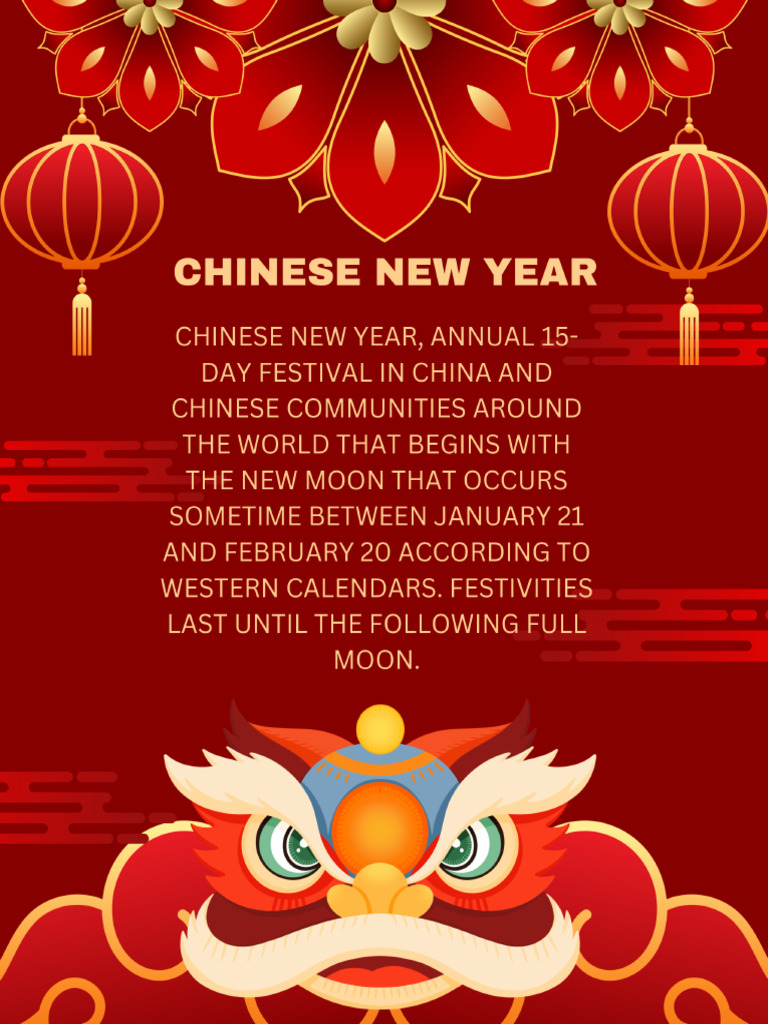 Chinese New Year Celebrations Essential Guide To Explore The ...