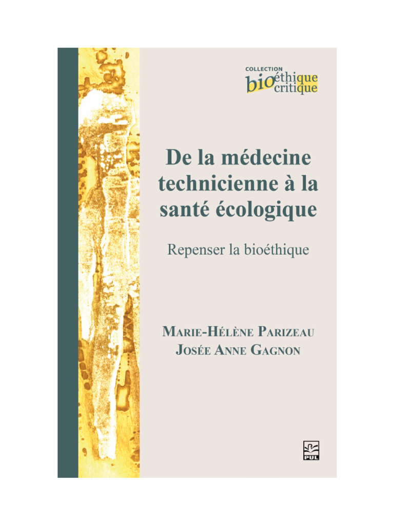 Bioéthique et santé écologique repensées | PDF | Bioéthique | Psychiatrie