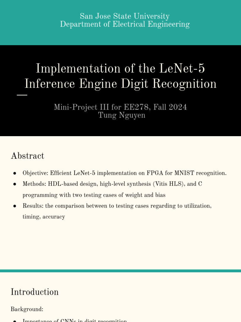 Mini-project3-presentation | PDF | Hardware Description Language | Accuracy And Precision