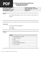 Stool Routine & Microscopy S.O.P. | PDF | Microscopy