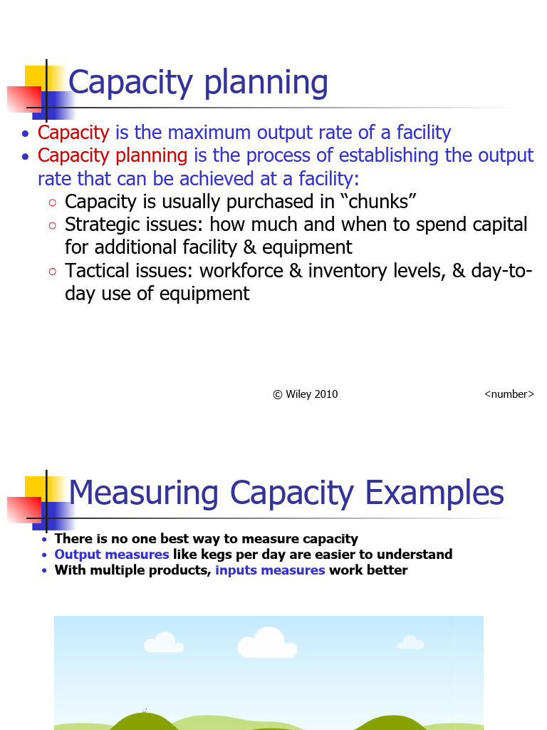 Capacity planning.ppt_20250507_184841_0000 | PDF | Business Economics ...