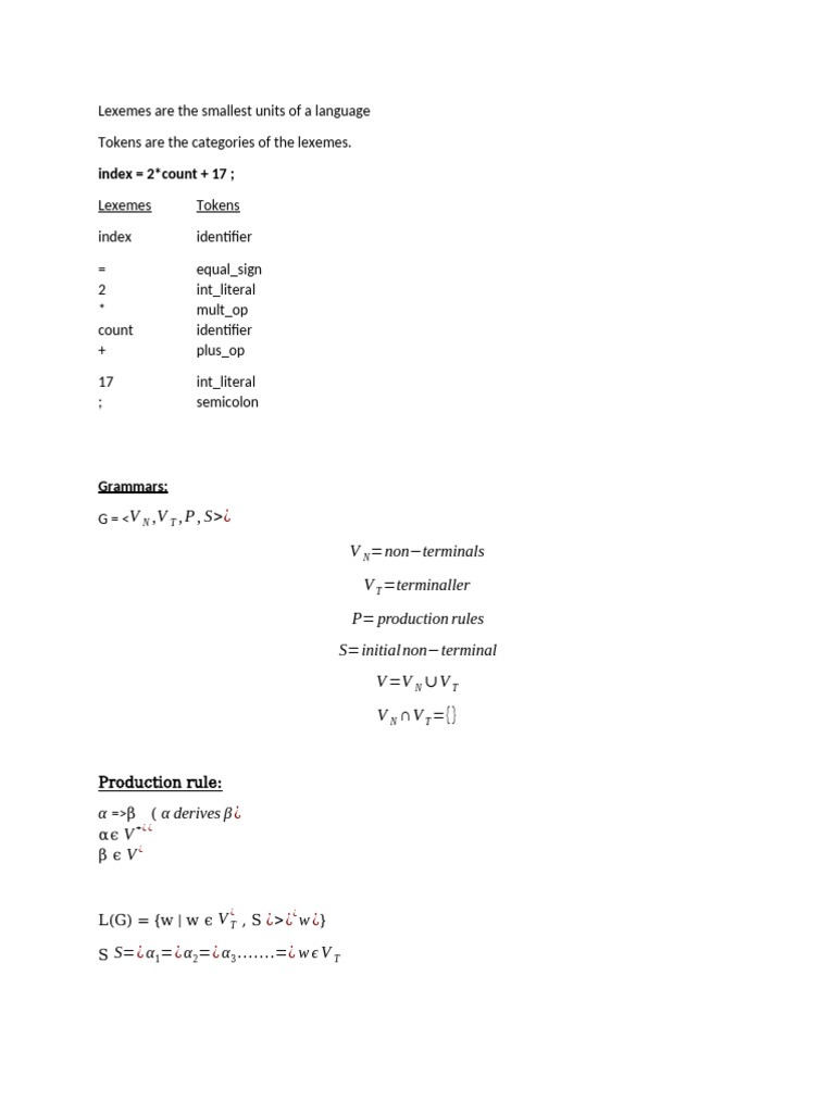 ParseTree AmbigousGrammars | PDF | Parsing | Syntax (Logic)