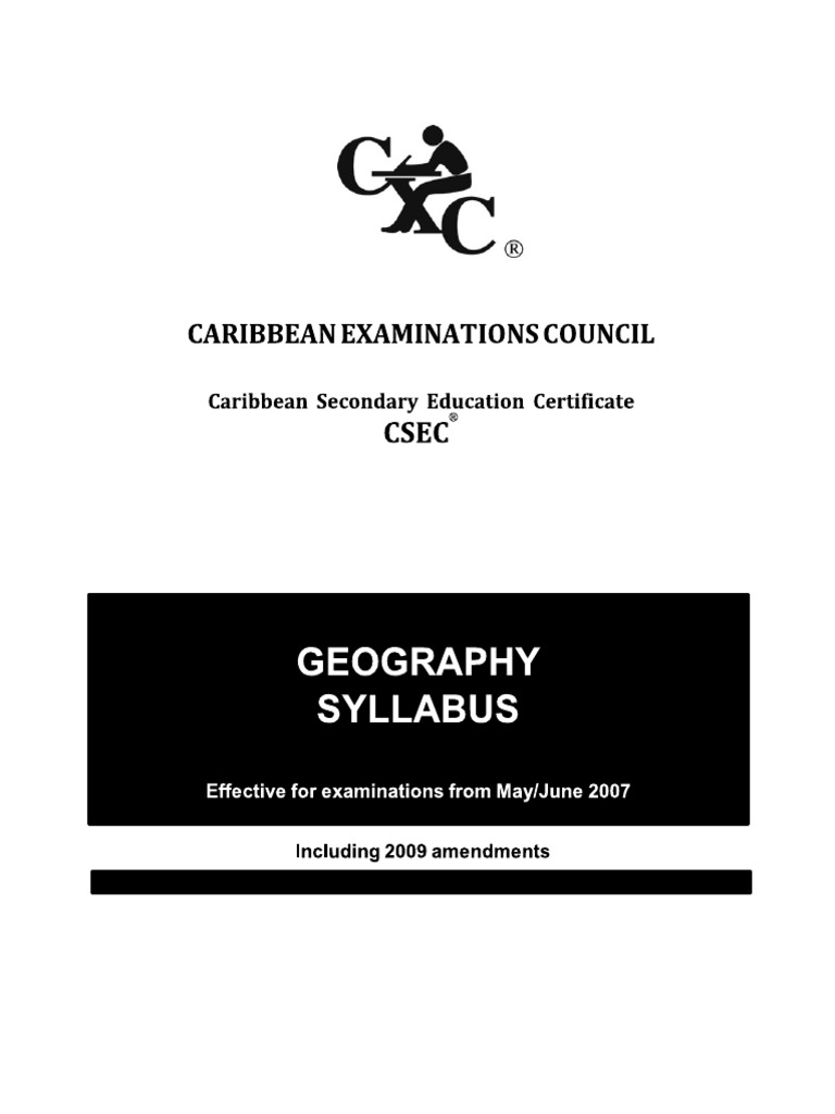 Geo Syllabus | PDF