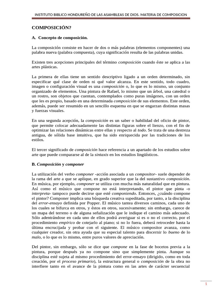 manual de composición.docx_.docx_ | PDF | Oración (Lingüística) | Narración