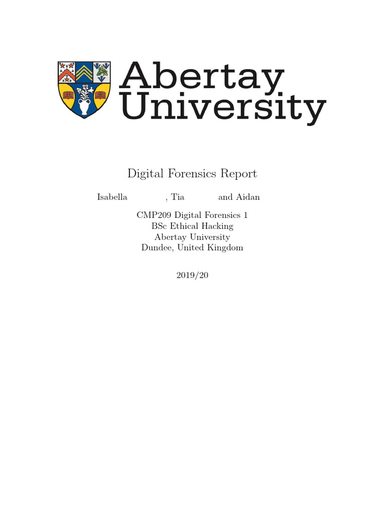 Digital Forensics Investigation Report | PDF | Computer File | Hard ...