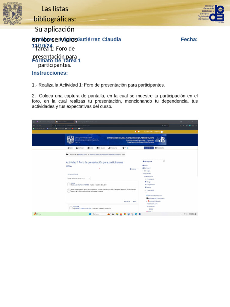 Tarea 1 Formato | PDF