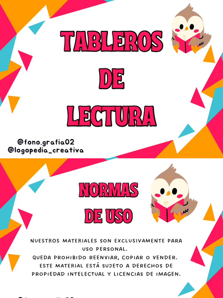 TABLEROS de Letras Silabas Directas Inversas y Trabadas para Practicar ...