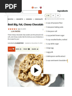 Vintage Chocolate Chip Cookies Recipe BBC Good Food | PDF | Baking | Foods