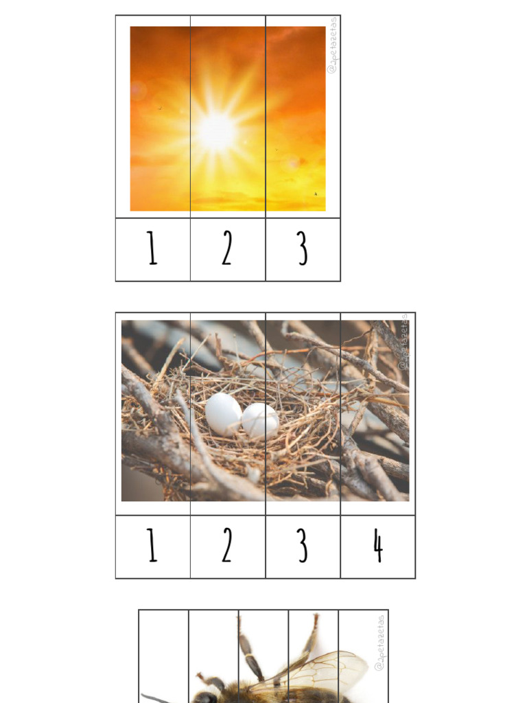 Puzzles Primavera @2petazetas | PDF