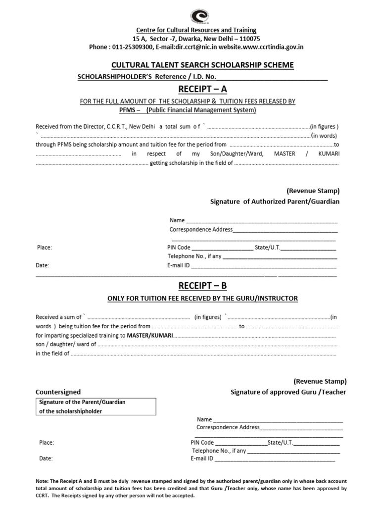 Payment Receipt 2020 | PDF