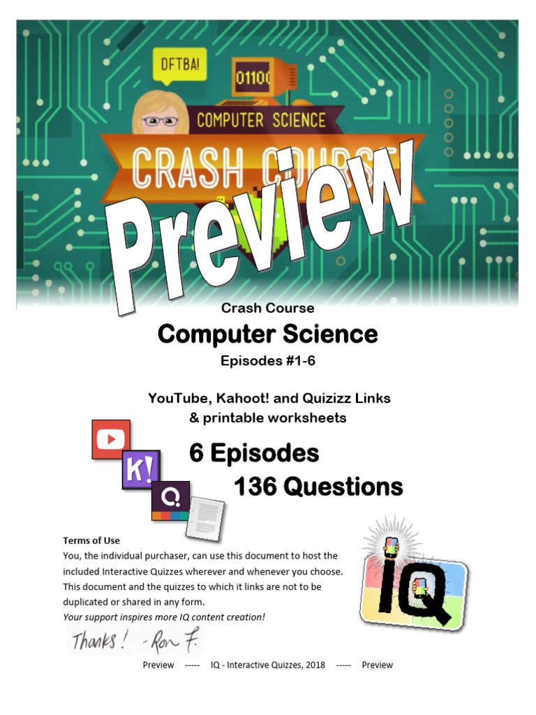 Computer Science: Crash Course | PDF | Logic Gate | Boolean Algebra