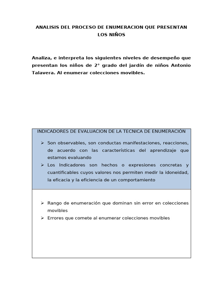 Enumeracion.. Colecciones | PDF | Cognición