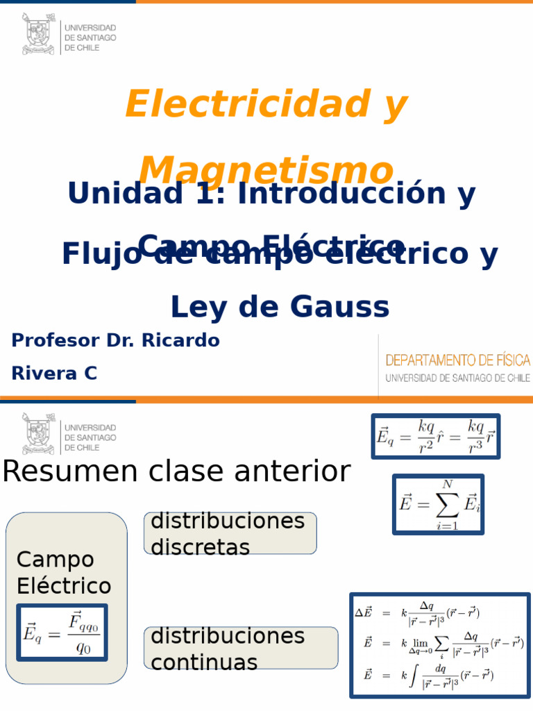 3 Flujo Electrico Ley de Gauss | PDF | Flujo | Campo eléctrico