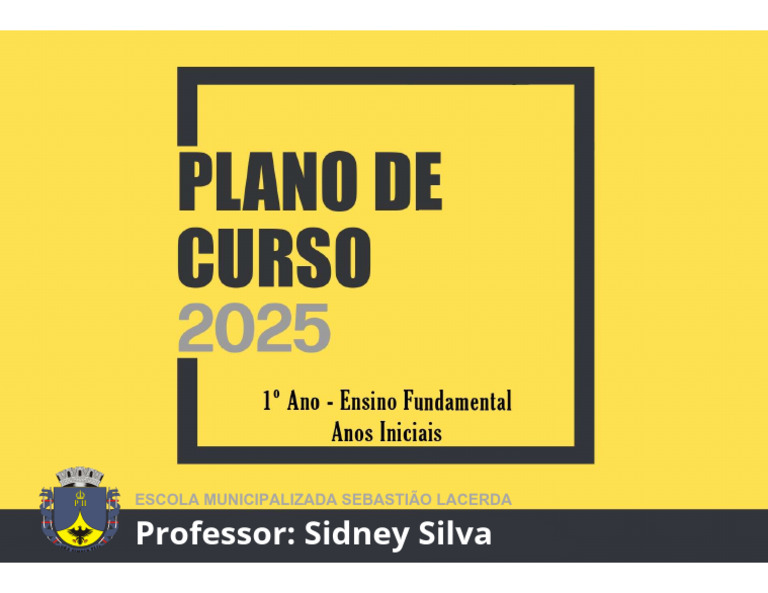 Capa Plano de Curso editada | PDF