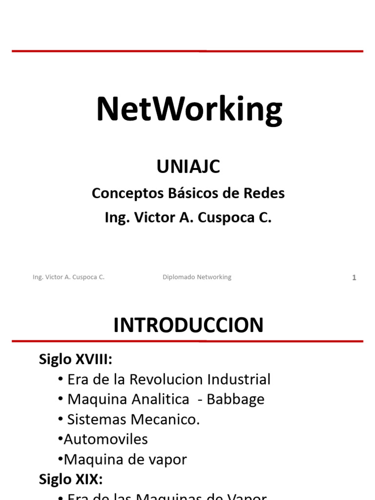 Networking-Redes Conceptos Basicos Uniajc | PDF | Topología de la red | Red de computadoras