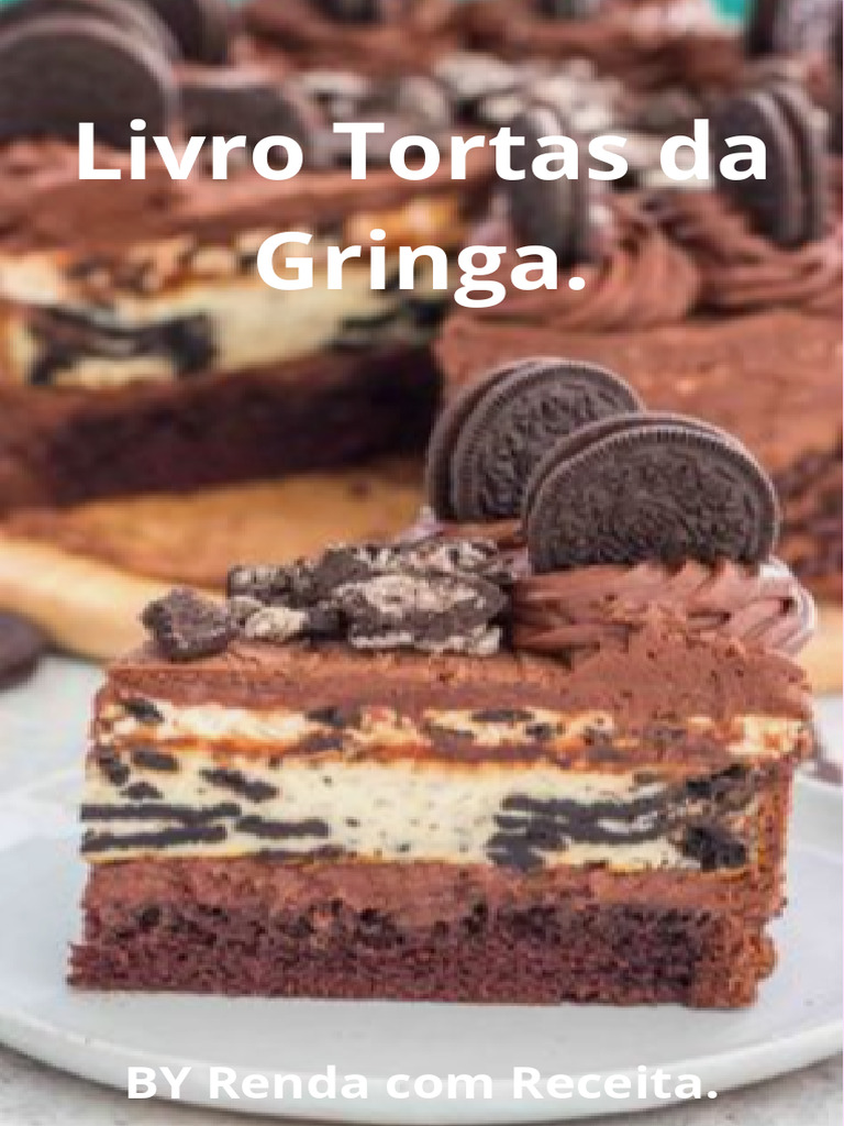 Livro Tortas Da Gringa. | PDF | Creme (gastronomia) | Chocolate