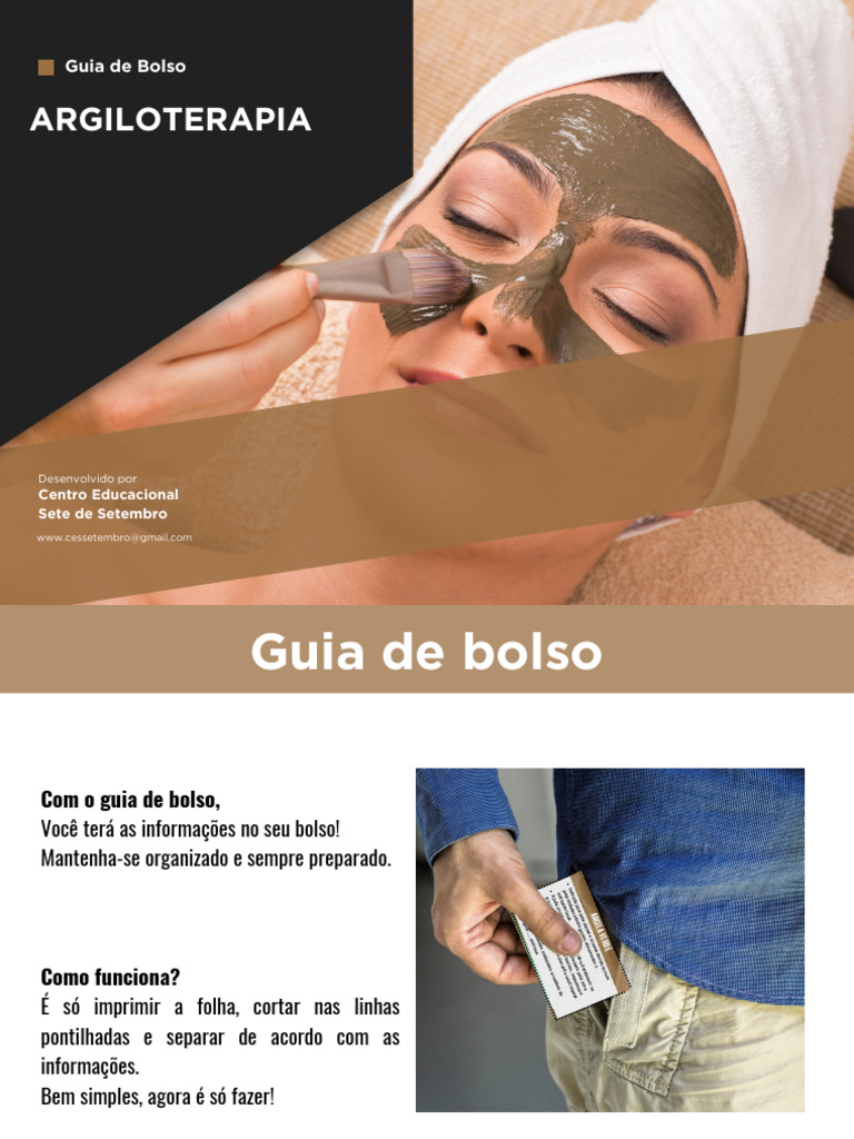 Argiloterapia Guia de Bolso | PDF | Pele | Cabelo