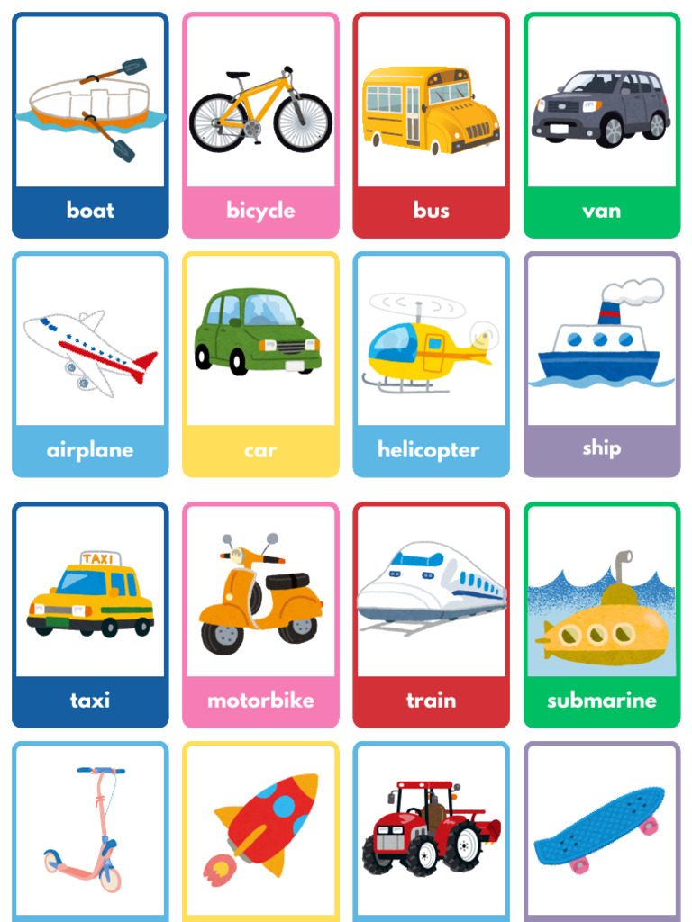 Transportation Flashcards - 20250506 - 173045 - 0000 | PDF