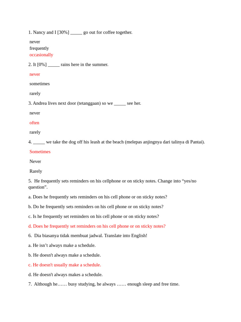 Quizziz Kelas 7 (Descriptive Text) | PDF | Flood | Rain